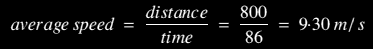 GCSE PHYSICS: Speed, Distance and Time Question